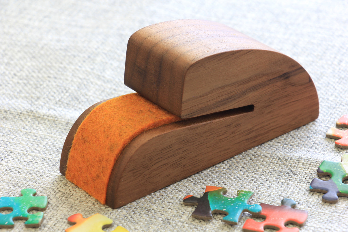 Personalized Jigsaw Puzzle Box Holder Stand – Curved Angles Studio